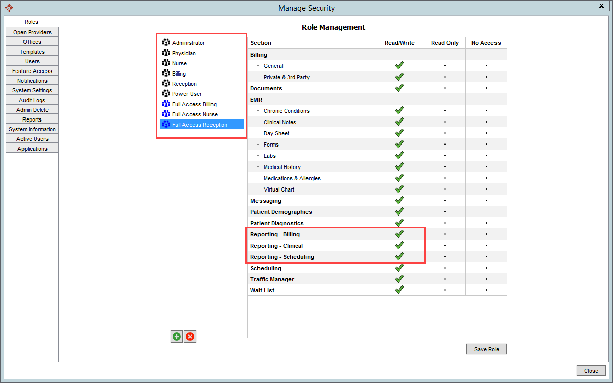 EMR - Built-In Reports
