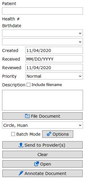 Documents - Type and Sub-Type