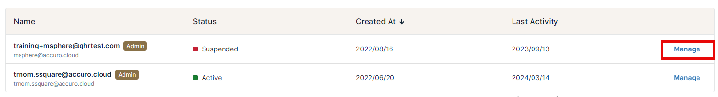 Accuro Admin Centre - Multifactor Authentication