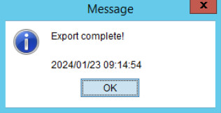 Export - Patient Chart (PDF)