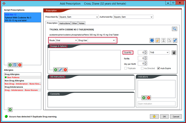 Prescription Management
