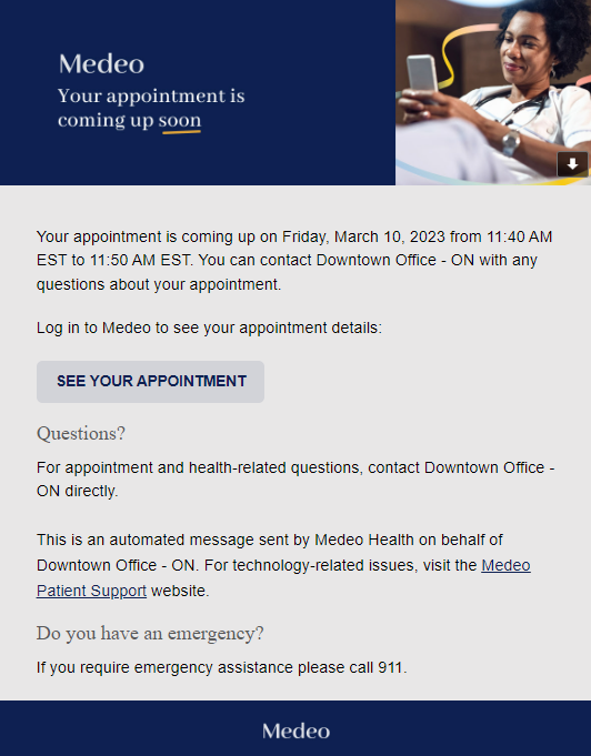 Appointment Notifications