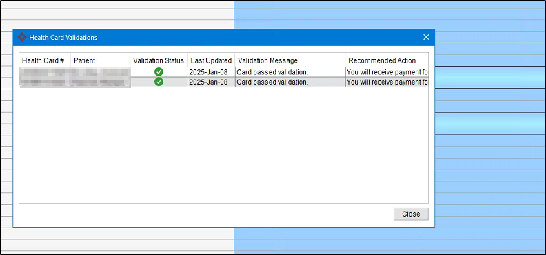 Claims - Ontario - Health Card Validation