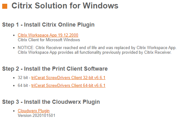 Install - Citrix