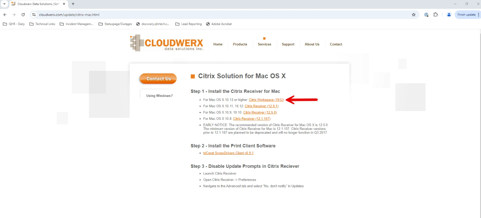 Checking Requirements and Preferred Accuro Settings