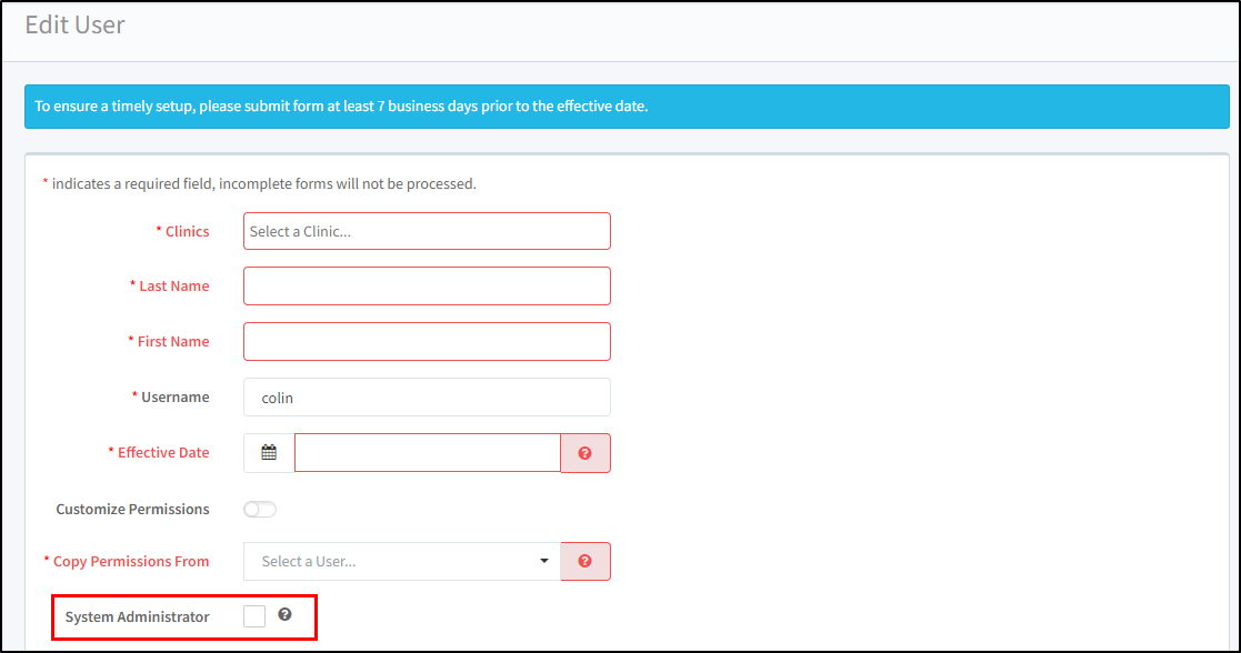 EMR - Accuro System Administrators