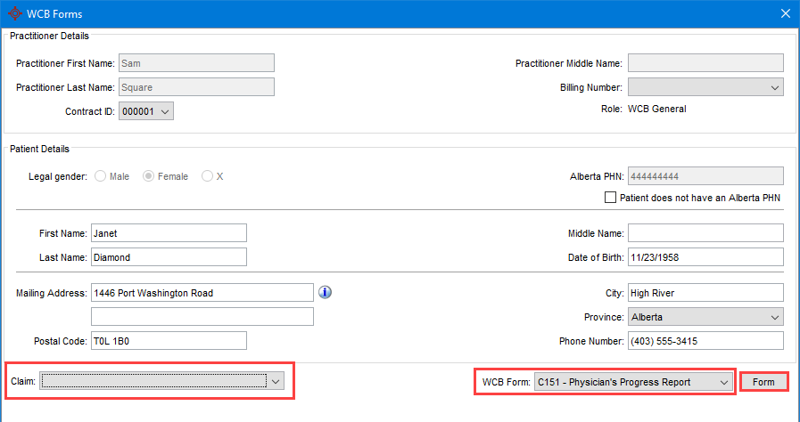 Claims - Alberta WCB Forms