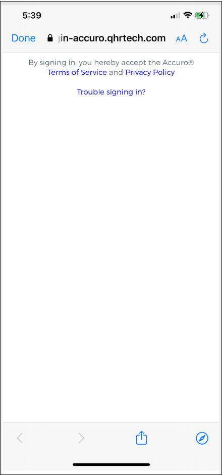 ACCUROgo - Troubleshooting