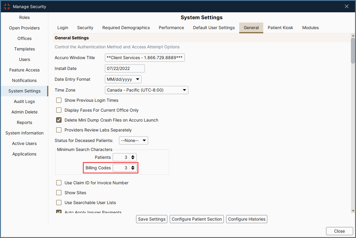 Claims - BC - Billing Macros