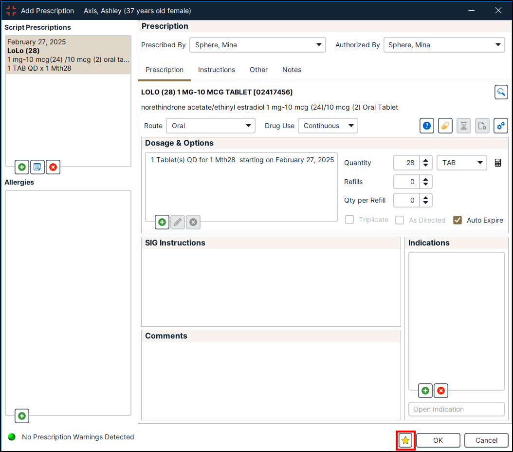 Prescription Management
