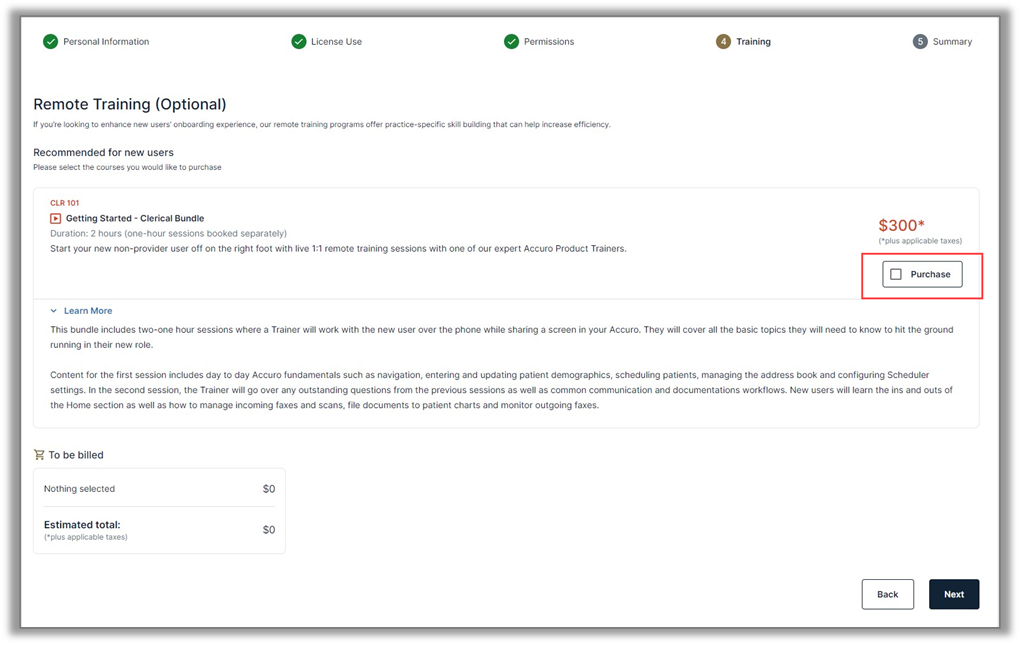 Accuro Admin Centre - Add a New User (Non-Provider)