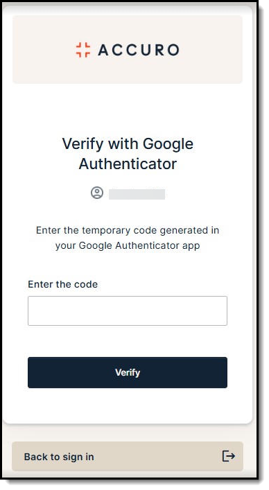 Self-Serve - Accuro ONE ID Password Reset